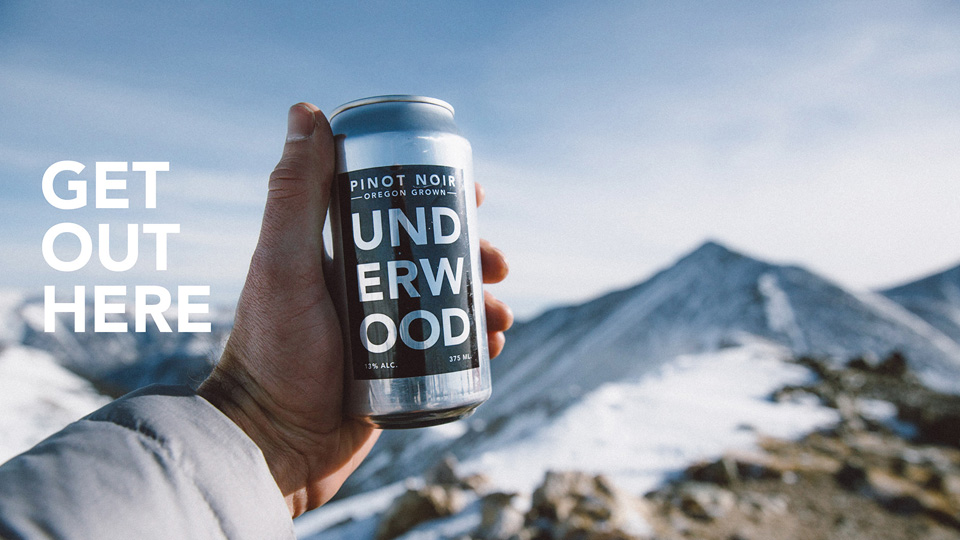 Union Wine Co. Oregon wines, Underwood Wine in a can