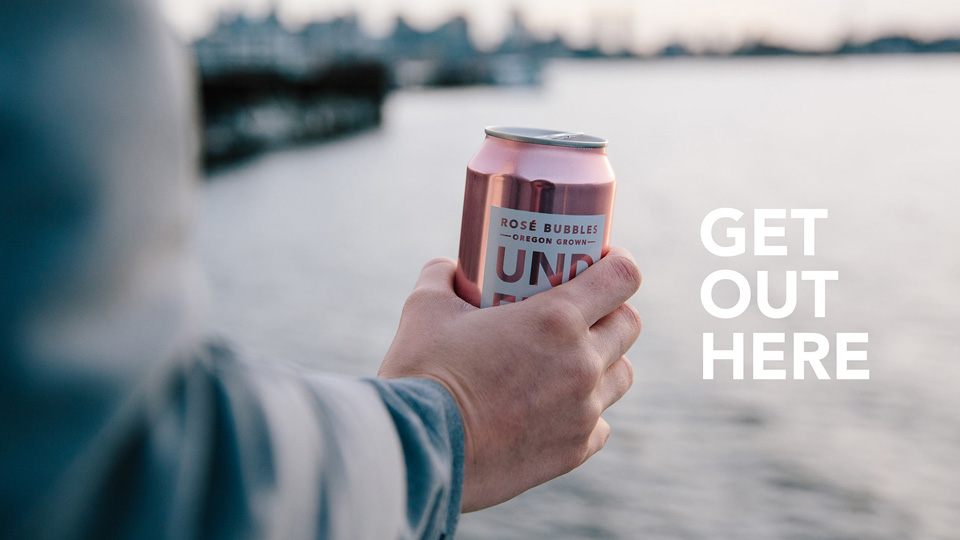 Union Wine Co. Oregon wines, Underwood Wine in a can